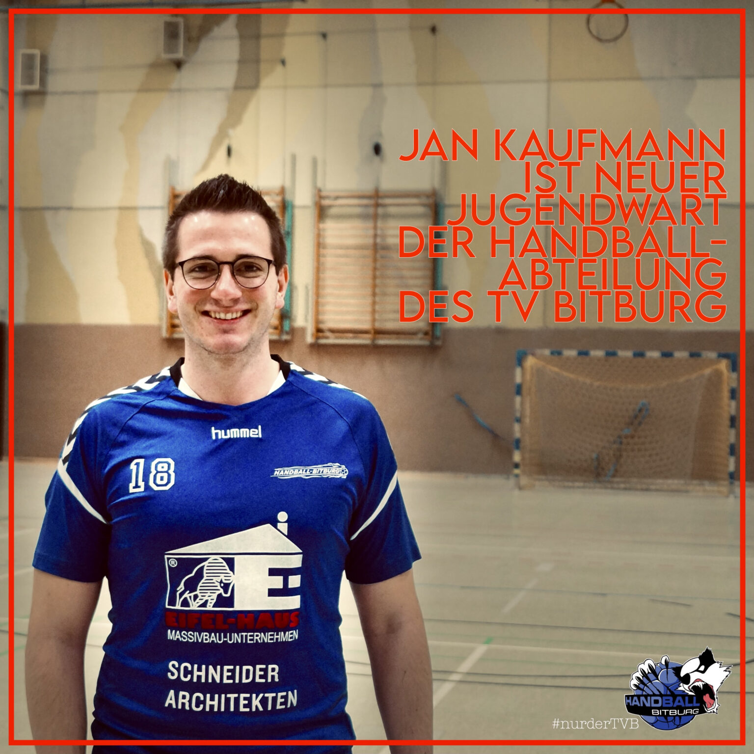 Jan Kaufmann ist neuer Jugendwart! - Handball Bitburg